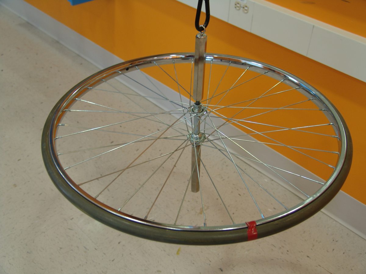 Bicycle Wheel Gyroscope – L.R. Ingersoll Wonders of Physics Museum – UW ...
